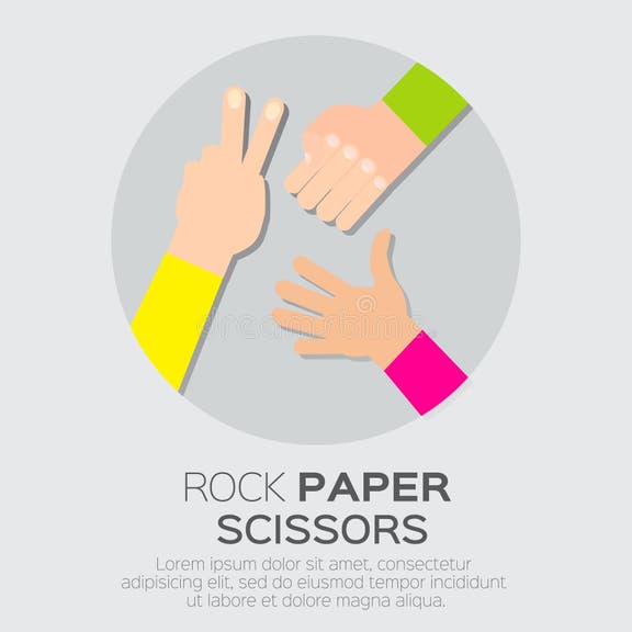 Hand Gesture Rock Game Stock Illustrations – 266 Hand Gesture Rock Game ...