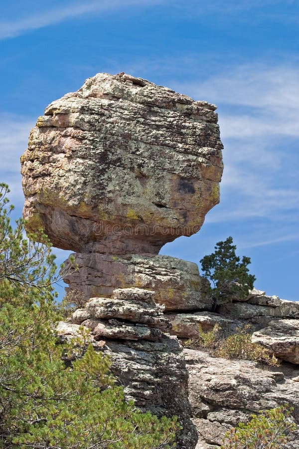 Big Balanced Rock stock photo. Image of rock, formation - 1597490