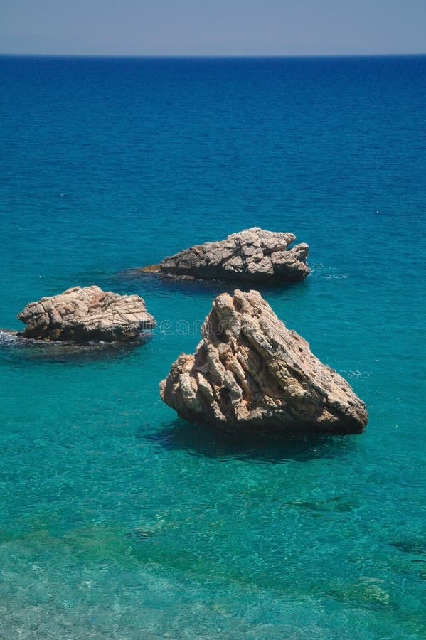 Rock and sea . stock image. Image of holiday, landscape - 26355109