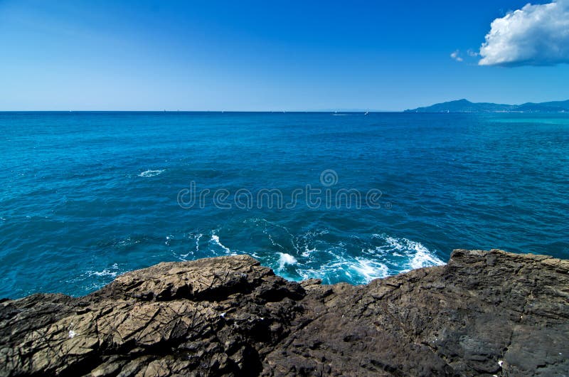 Rock in the sea cliff stock image. Image of canada, motion - 73662165