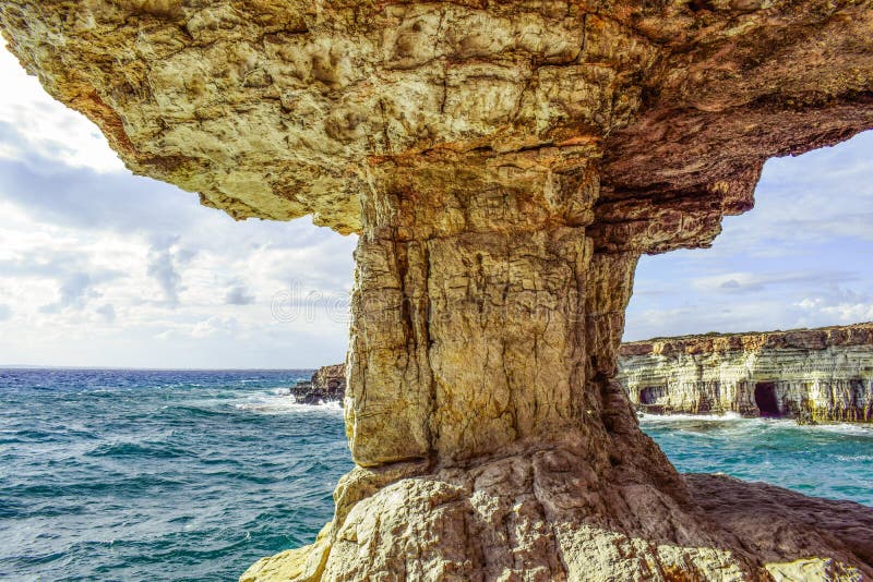 Ocean With Rock Formation Picture. Image: 82948301