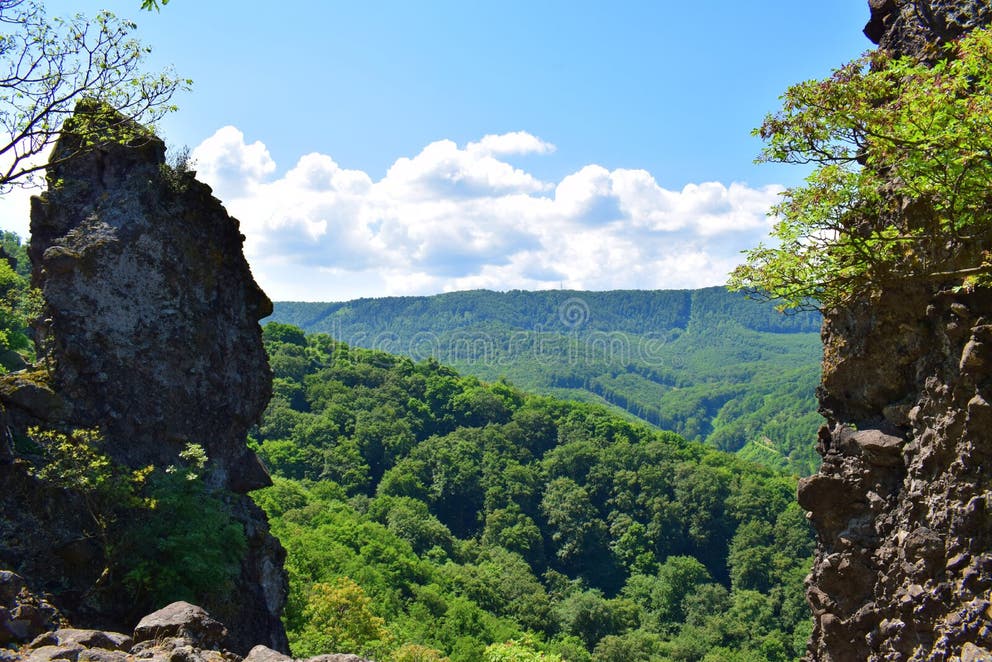 Rock with a Shape of a Human Face Stock Image - Image of summertime ...