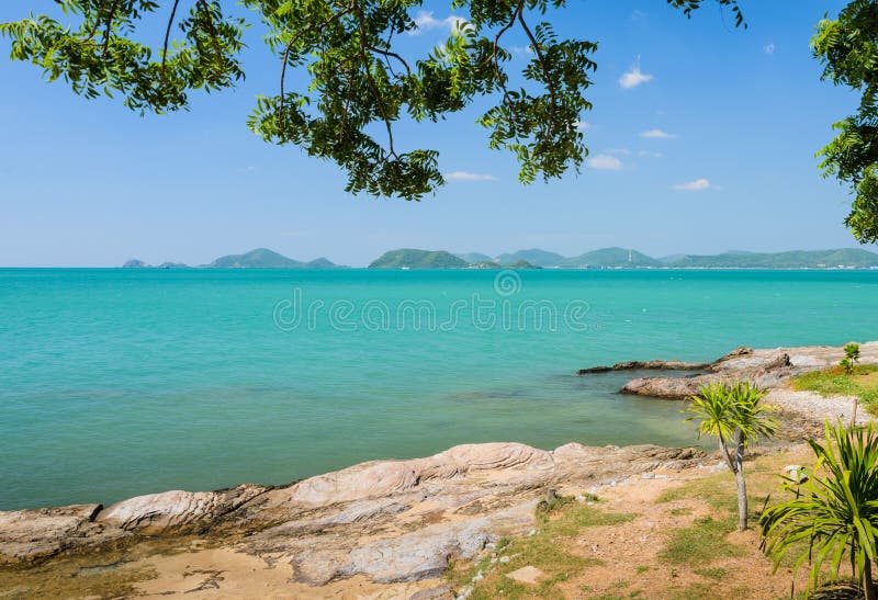 Rock shore, Thailand stock image. Image of clear, thailand - 35984683