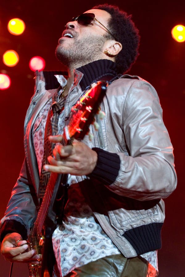 Rock Singer Lenny Kravitz at Concert Editorial Image - Image of rock ...