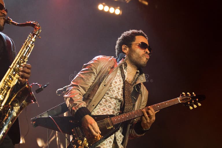 Rock Singer Lenny Kravitz at Concert Editorial Photography - Image of ...