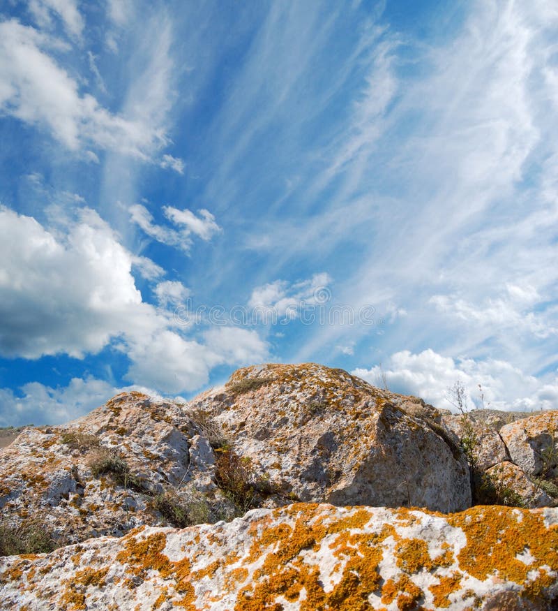Rock and sky stock image. Image of environment, europe - 35377427