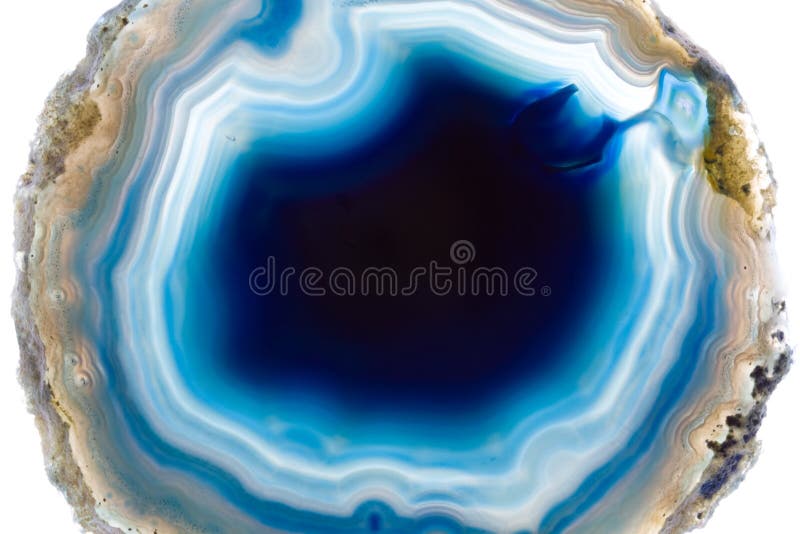 Rock slice stock photo. Image of banded, blue, white, slice - 5399948