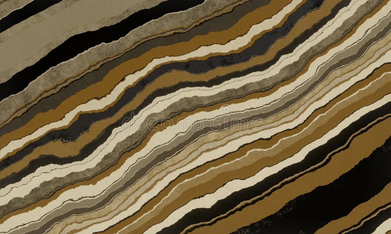 Rock and Soil Layers. Brown Layered Rock. Bedded Sandstone Stock ...