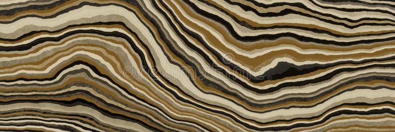 Rock and Soil Layers. Brown Layered Rock. Bedded Sandstone Stock ...