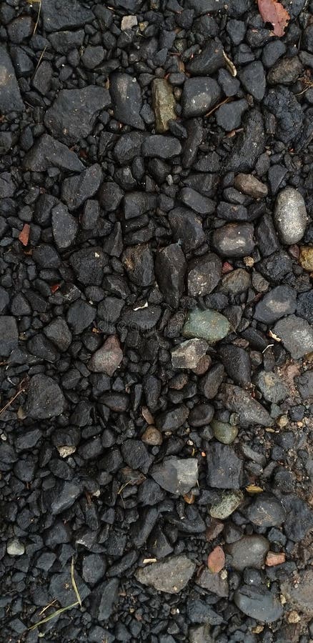 Rock Soil Rubble on Left Road Side Stock Image - Image of rubble ...