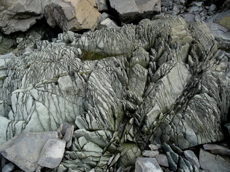 Rock Split by Beautiful Cracks Stock Photo - Image of natural, design ...