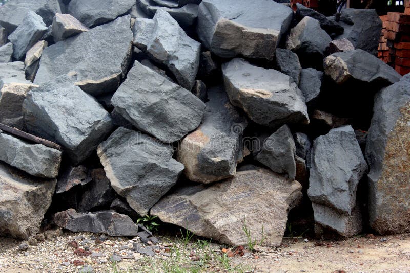 Rock split stock image. Image of residential, buildings - 40776523