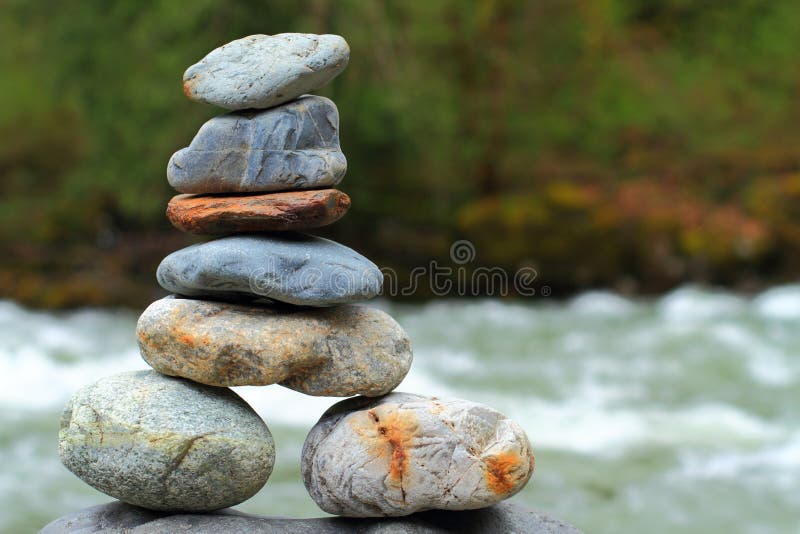 Rock Stack stock image. Image of stones, peace, colorful - 24592233
