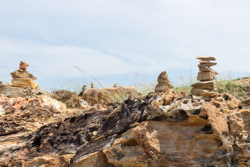 Rock Stack stock photo. Image of beautiful, tourism, spring - 27805040