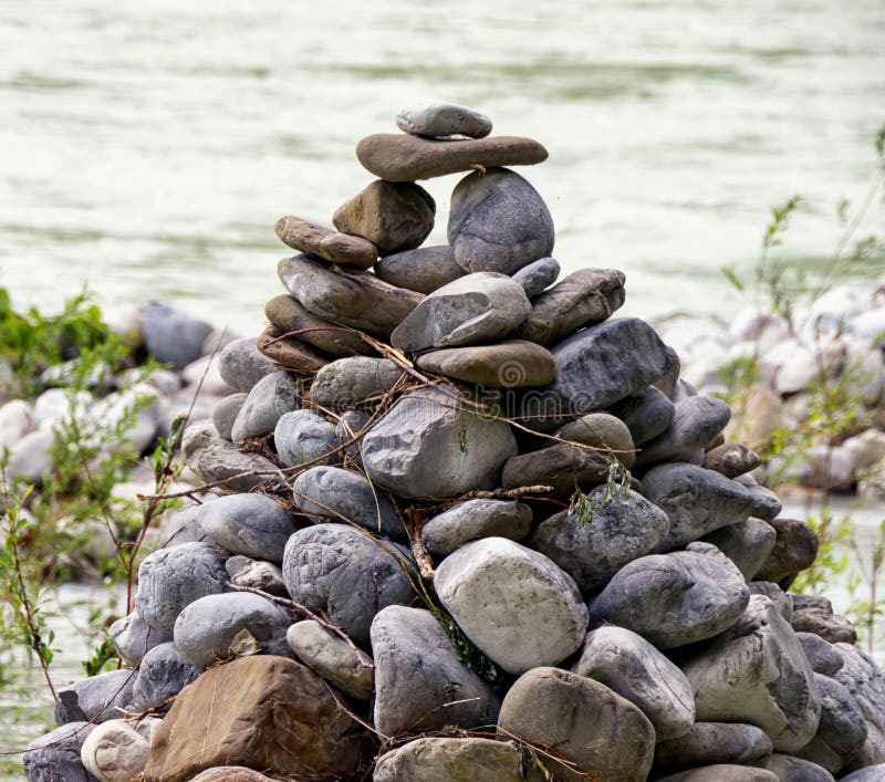 Rock stack stock photo. Image of idyllic, like, nature - 43249254