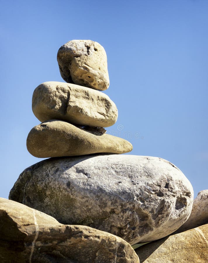 Rock stack stock image. Image of outdoors, balance, single - 36958283
