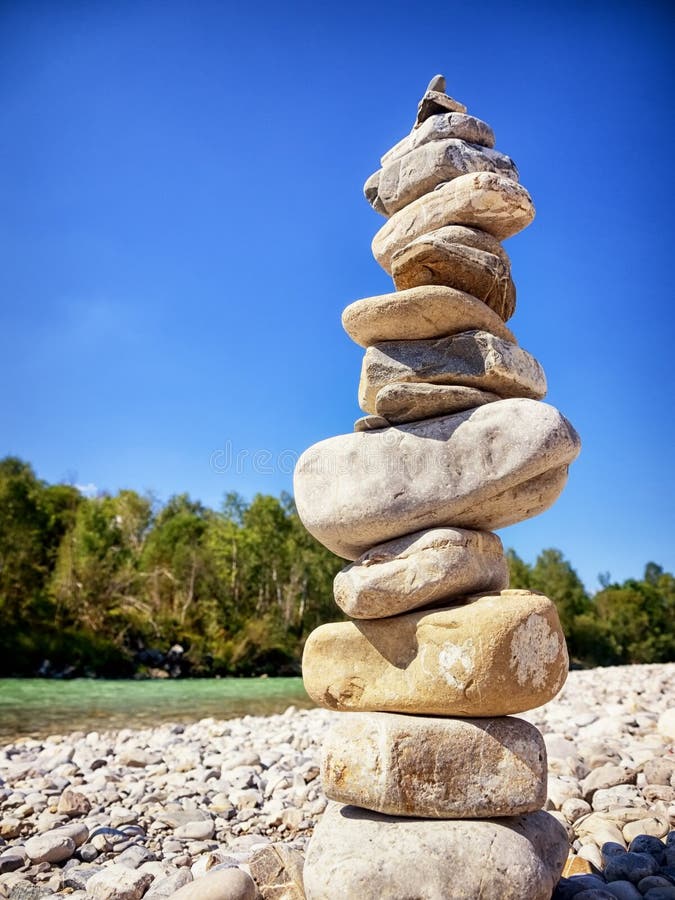 Rock stack stock image. Image of forest, harmony, scene - 30937101