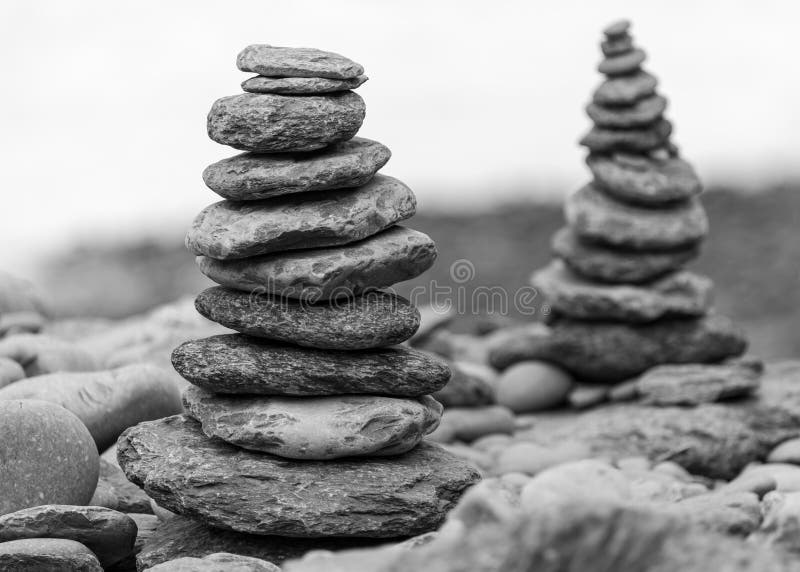 Rock stacking stock image. Image of geology, pile, balancing - 304730749