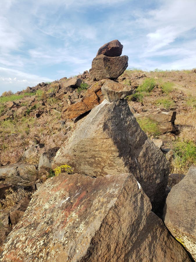 No Rock Stacking Sign - Stone Stacking May Harm the Ecosystem Stock ...