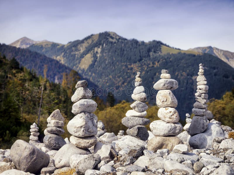 Rock stacks stock image. Image of outdoors, mountain - 37765321