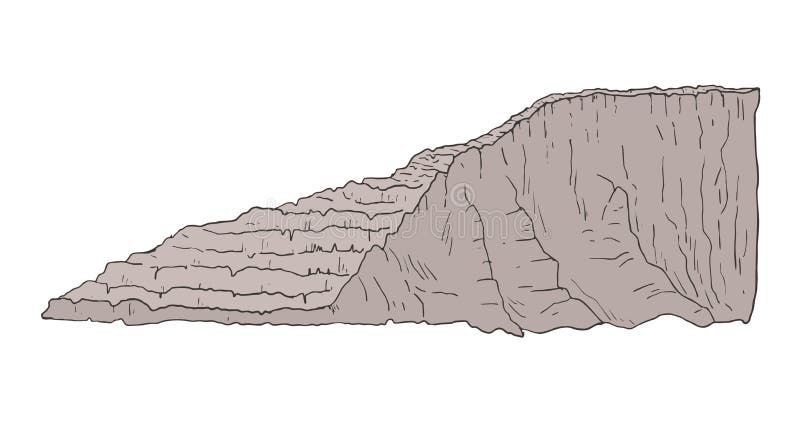 Rock stairs illustration stock vector. Illustration of boulder - 143310066