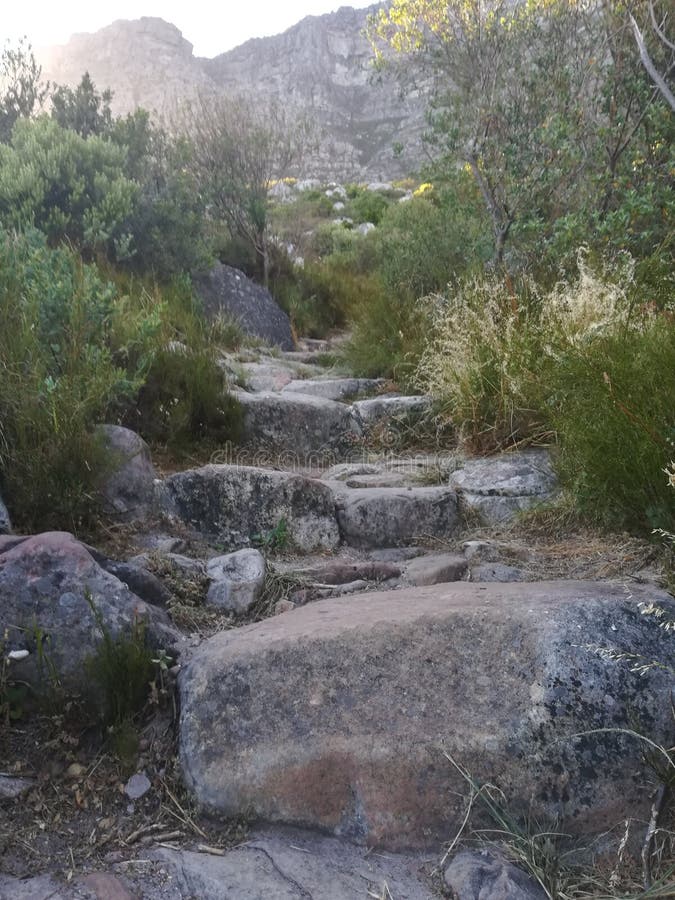 Rock stairs stock image. Image of stairs, lovely, hike - 107135007