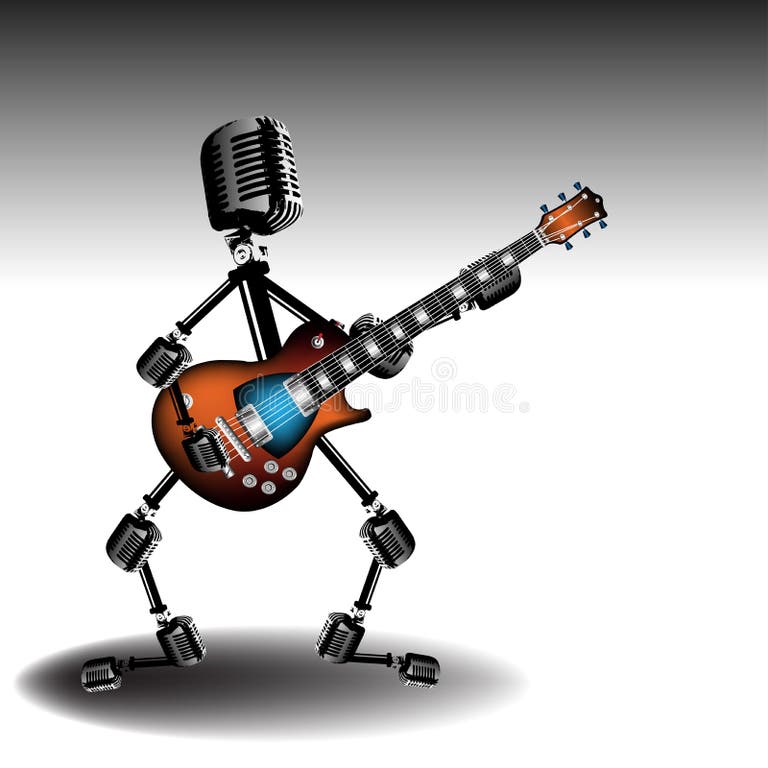 Rock Star Microphone Stock Illustrations – 3,897 Rock Star Microphone ...