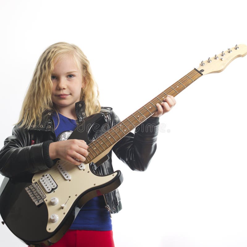 Rock star stock image. Image of playing, instrument, small - 26639609