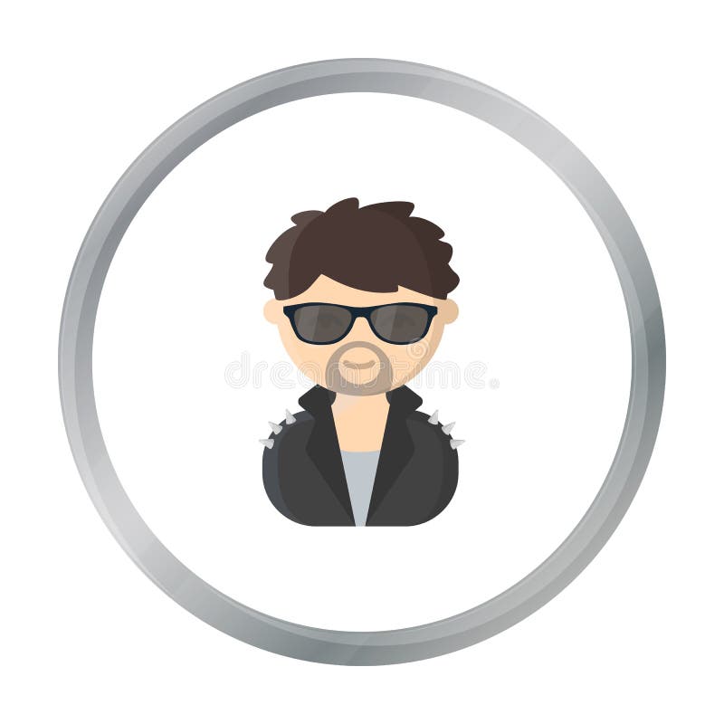 Rock Star Cartoon Icon. Illustration for Web and Mobile Design. Stock ...