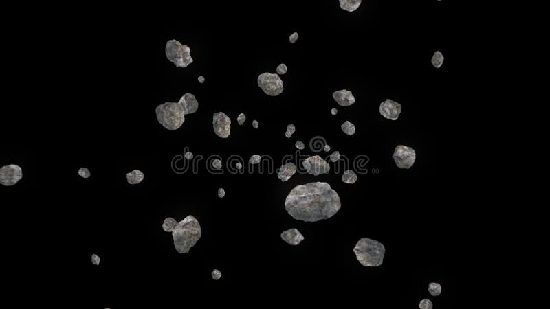 Rock and Star Explosion Particle Animation Stock Video - Video of flame ...