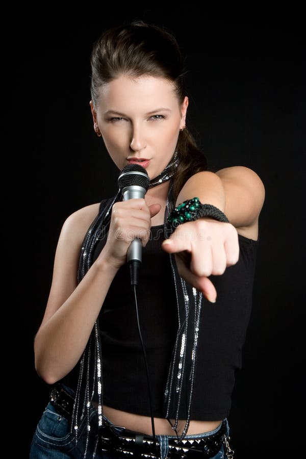 Rock Star Girl stock image. Image of rocker, teens, teen - 11000211