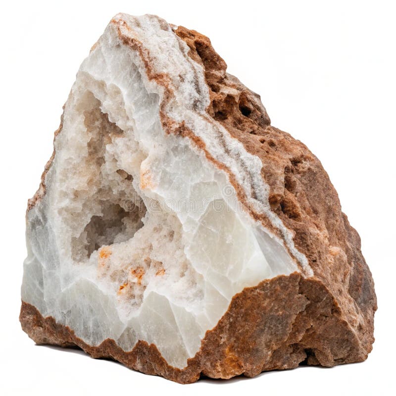 Rock Stone Abstract Isolated on White Background Stock Illustration ...