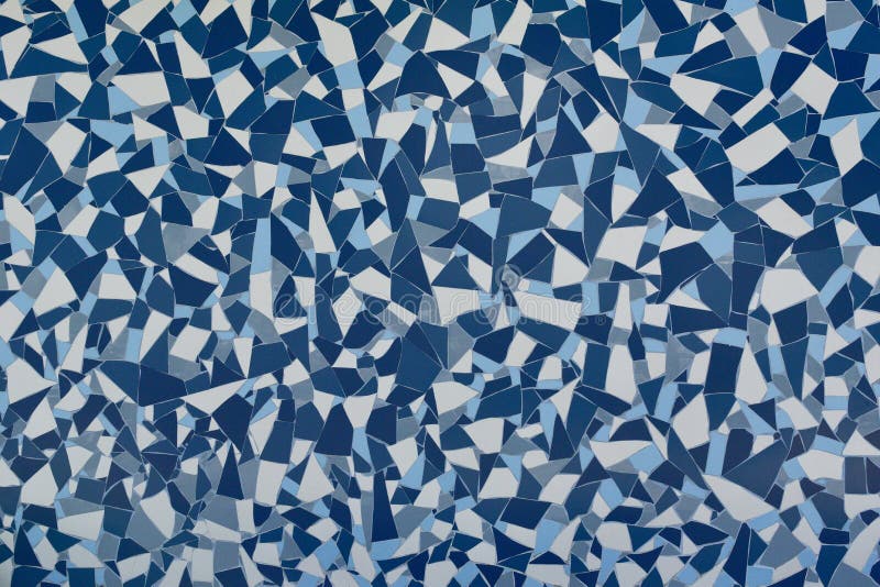 Rock Stone Blue Painted Symetry Decor Tile with Cracks Wall Background ...