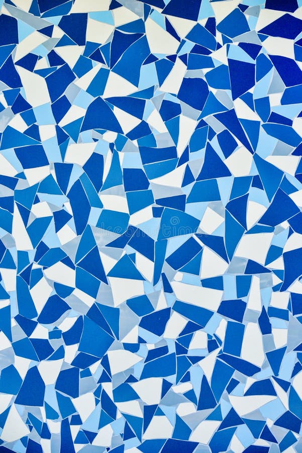 Rock Stone Blue Painted Symetry Decor Tile with Cracks Wall Background ...