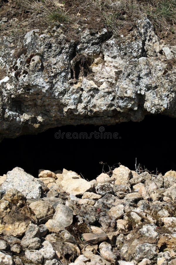 Rock stone crevice stock image. Image of path, natural - 215512787