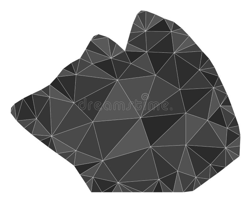 Rock Stone Low Poly Mocaic Icon Stock Illustrations – 7 Rock Stone Low ...