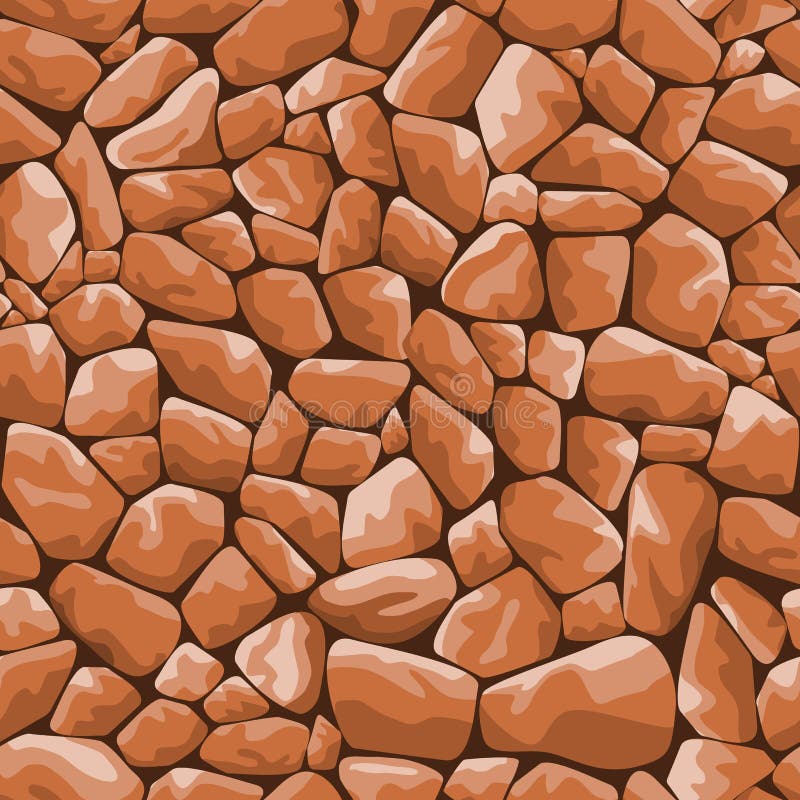 Stone Seamless Pattern. Vector Stock Vector - Illustration of ...