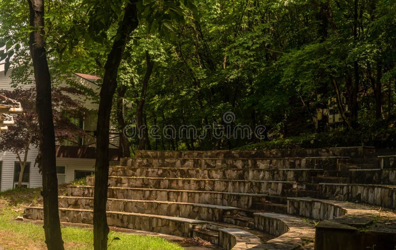 Stone Stadium Seating stock photo. Image of seating, large - 76701342