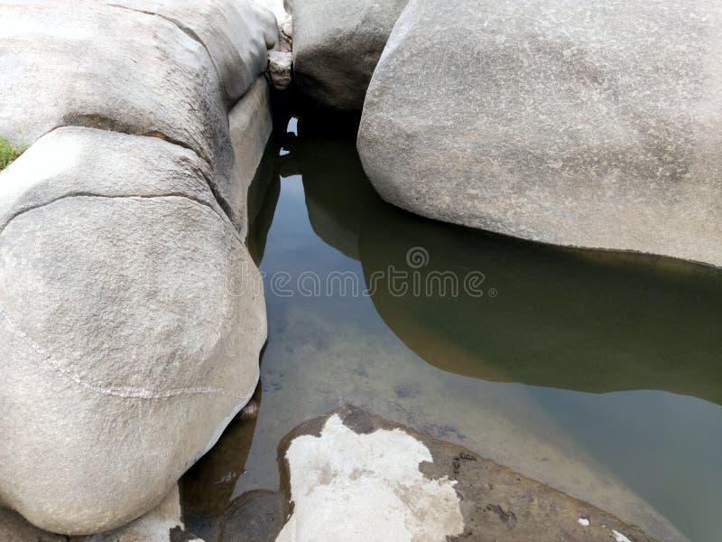 Rock or Stone Texture in the River Landscape Background. Stock Image ...