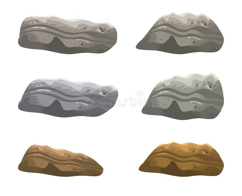 Rock, Stone Vector Symbol , Icon Design. Illustration on White ...