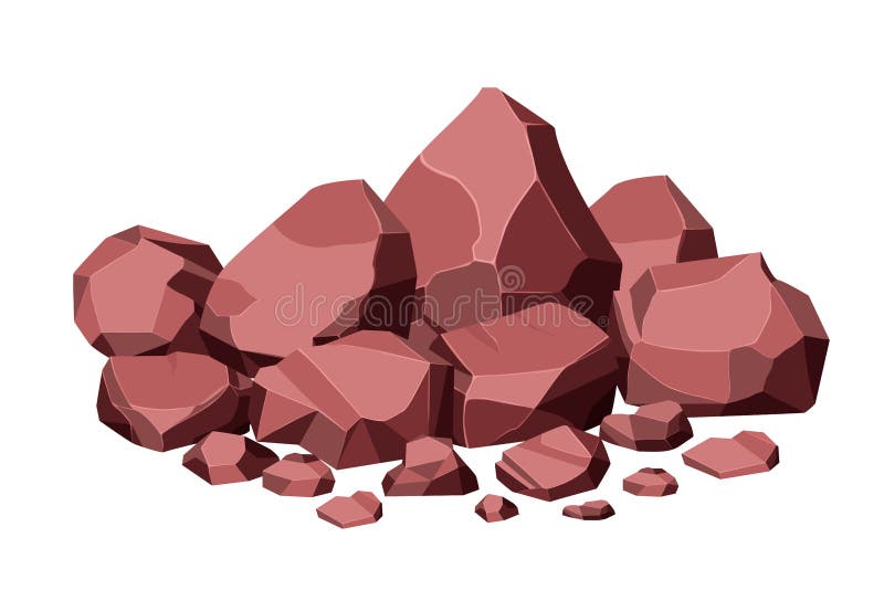 Rock and Stones Set. Different Shape Ore Boulder Collection Stock ... Rock and Stones Set. Different Shape Ore Boulder Collection Stock ...