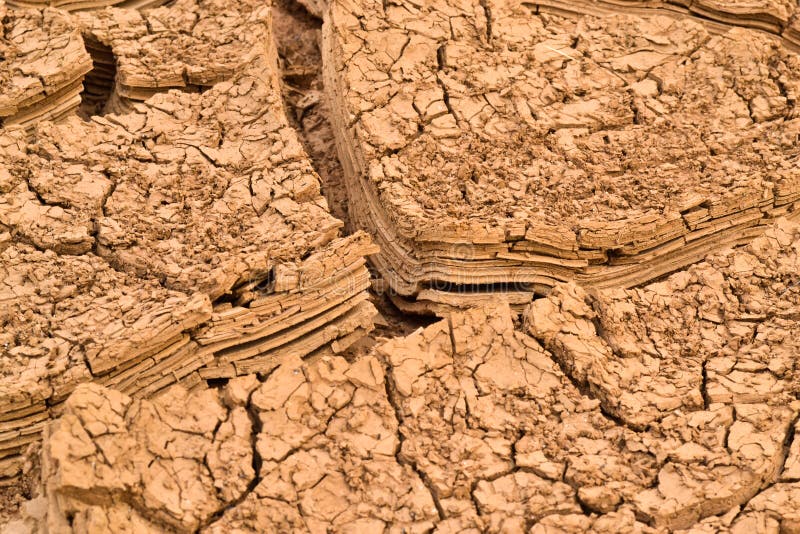 Rock Strata Layers of the Soil Stock Image - Image of ground, brown ...