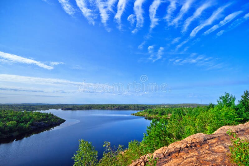 Rock structure and a lake stock photo. Image of track - 43576720