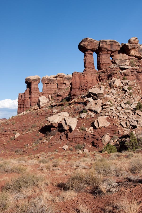 Rock Structures at Canyonlands National Park Stock Photo - Image of ...