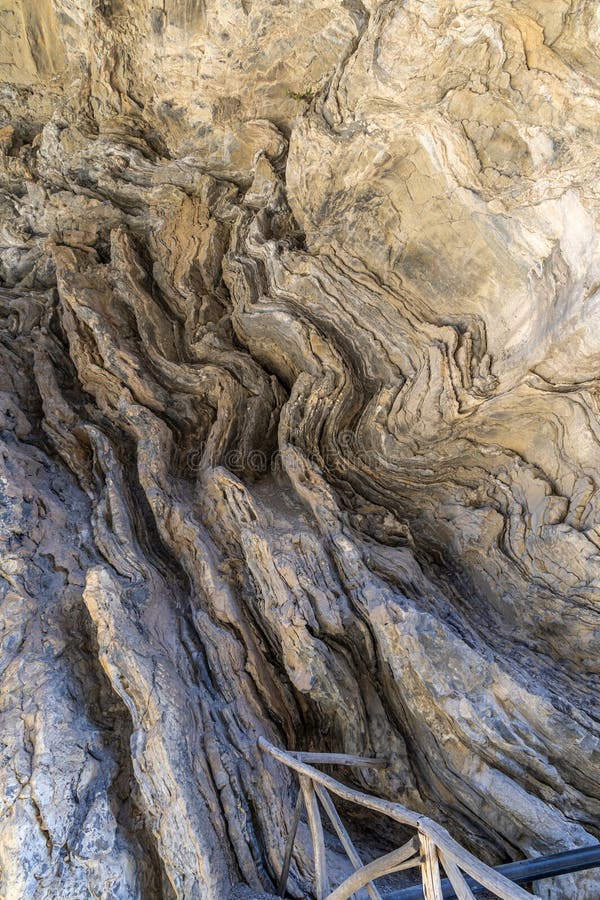 Rock Surface within Samaria Gorge with Stunning Natural Patterns ...