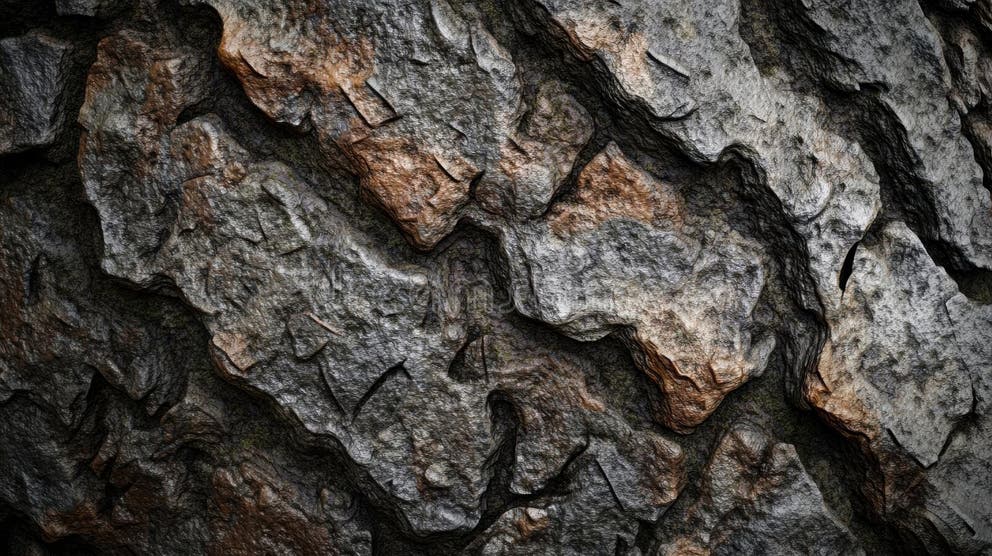 Rock Surface Shows Rough Texture with Rugged Stone and Mountain Theme ...