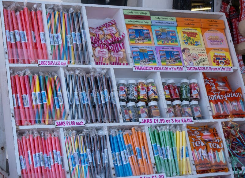 Rock and Sweets for Sale Blackpool August 2020 Editorial Photo - Image ...