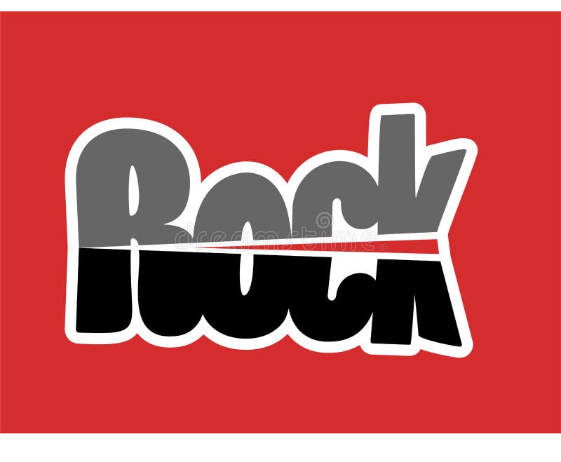 Rock symbol stock vector. Illustration of symbol, artistic - 117982517