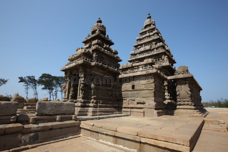 Rock Temple in Mahabalipuram Stock Photo - Image of chennai, rock: 5376560