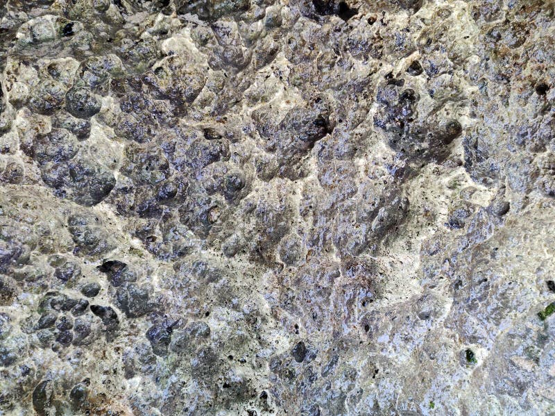 A Rock Texture on a Beach in a Tourist Area Stock Image - Image of ...